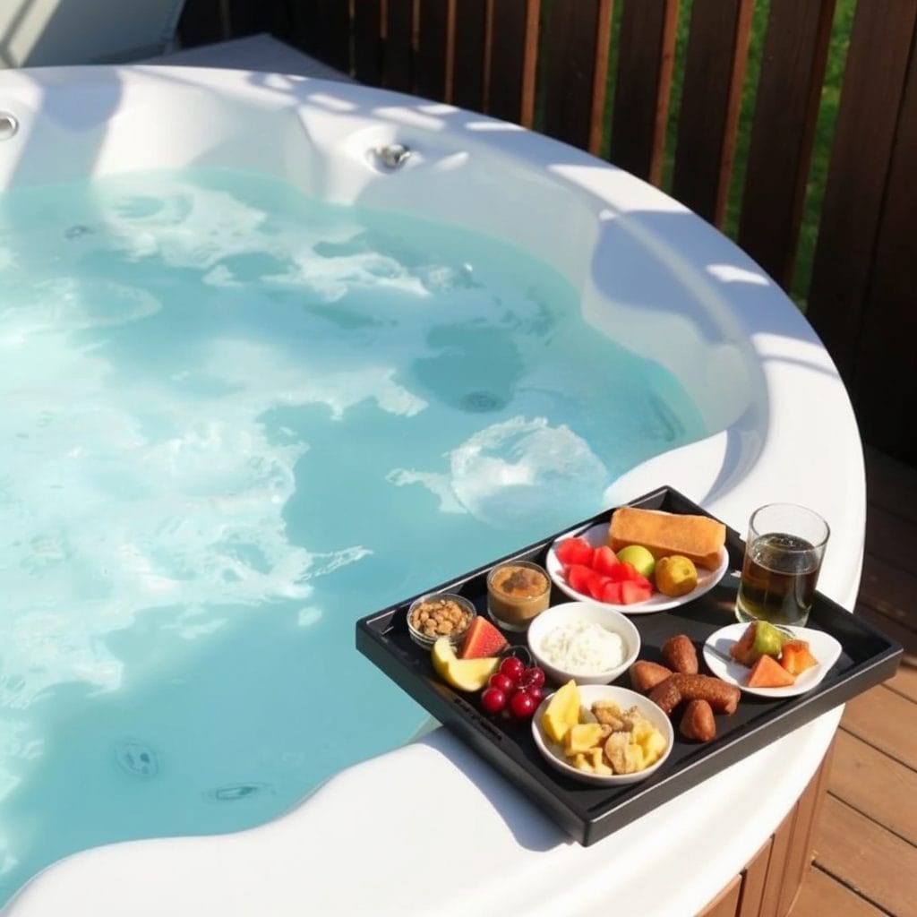 The Best Foods and Drinks to Enjoy in Your Hot Tub - The Backyard Source